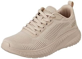 Skechers Bobs Squad Chaos Face Off, Chaussures de Sport pour Femme, Naturel, 36.5 EU