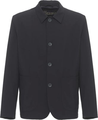 Herno Homme, Vestes, Bleu, Taille: XL Blazer Light Stretch Wooly