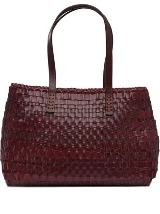 Dragon Diffusion sac cabas Salvage en cuir tressé - Marron