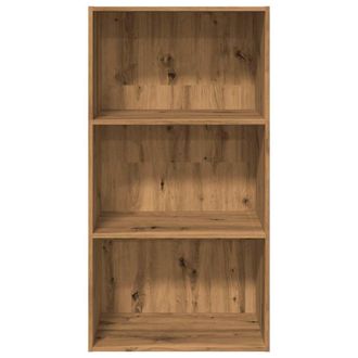 Generic Aufbewahrungs-B&uuml;cherregal, Vertikaler Offener Regal-Organizer, B&uuml;cherregal aus Holzwerkstoff f&uuml;r Wohnzimmer, Schlafzimmer, B&uuml;ro (Handwerkliche Eiche 7