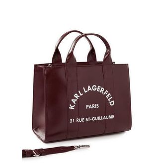 Karl Lagerfeld Sac &agrave; main verni &agrave; logo