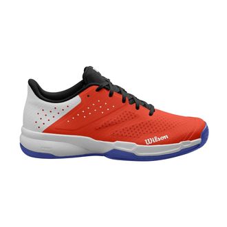 Wilson Wilson Kaos Stroke 2.0, Tennis Shoe Hombre, White/Orange/Bluing, 42 EU