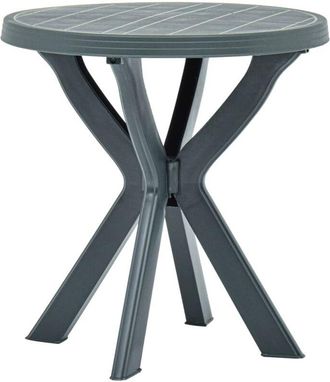 vidaXL Vidaxl - Table de bistro Blanc &Oslash;70 cm Plastique