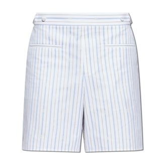 Alexander McQueen Gestreiftes Muster Shorts - - Shorts - Herren - Blau - L