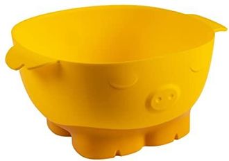 Kuhn Rikon Kinderkitchen Schüssel Schwein, für Kinder, Gelb