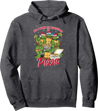 Teenage Mutant Ninja Turtles Christmas Pizza Pullover Hoodie