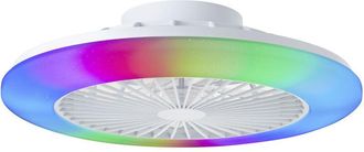 Brilliant G60020/05 Salerno LED-Deckenleuchte mit Ventilator LED-Modul 40 W Weiß