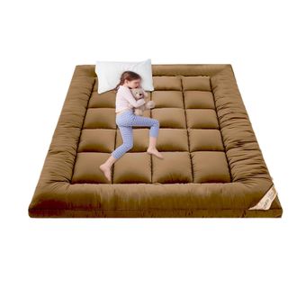 Generic weiche bettmatratze, federmatratzenauflage, weiche bettmatratze, flauschige automatte, tatami, bettmatratze flexibel, dicke gurte und rutschfest atmun