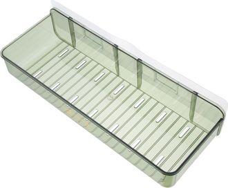 NUOBESTY Transparenter Pet Badezimmer Wandregal Selbstklebend Rostfrei Ohne Bohren Hygienehalter Für Duschutensilien Toilettenpapier Ablage Organizer