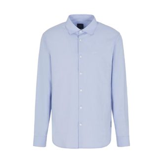 A|X Armani Exchange Slim-Fit Baumwollhemd - - Shirts - Herren - Blau - XS