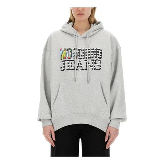 Moschino Felpa - - Sweatshirts & Hoodies - Damen - Grau - M
