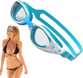 Generico Schwimmbrille f&uuml;r Schwimmbad, Schwimmbrille f&uuml;r Erwachsene, ohne Auslaufen, klare Sicht, Training, Unisex, M&auml;nner, Frauen, Jugendliche