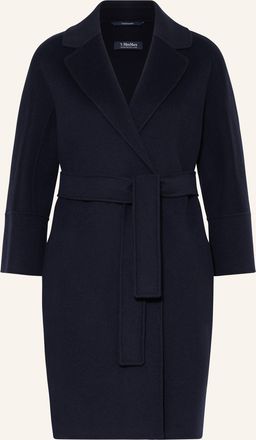Max Mara Wollmantel Arona blau