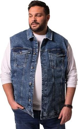 Men Plus Hommes Grandes tailles L-8XL Veste en jean Men+, patte de boutonnage - jusquau 8 XL pierre bleue 5XL 841813902-5XL