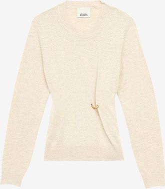 Isabel Marant Pull Cosima - Femme - &Eacute;cru - Taille 34 - Isabel Marant - cadeau de no&euml;l femme