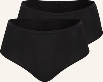 Schiesser 2er-Pack Panties Modal Essentials schwarz