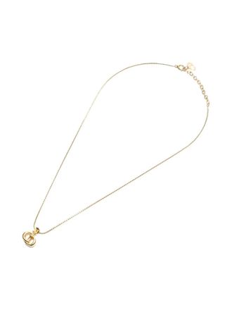 Dior collier &agrave; pendentif logo (ann&eacute;es 1980-1990)
