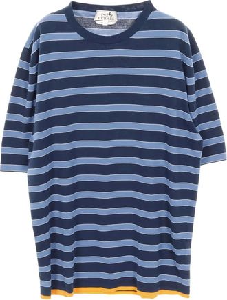Hermès t-shirt à rayures (années 2010) - Bleu