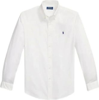 Polo Ralph Lauren Homme, Chemises, Blanc, Taille: XL Long Sleeves Sport Shirt