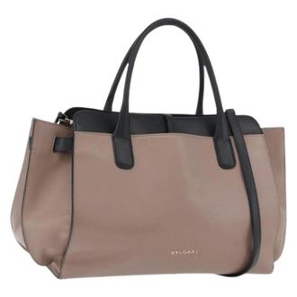 Bulgari Sac &agrave; main vintage Pre-owned - Femme - Pre-owned - Gris - Taille: ONE Size