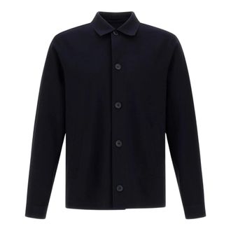Herno Veste chemise l&eacute;g&egrave;re en n&eacute;opr&egrave;ne - Homme - Pulls - Bleu - Taille: M