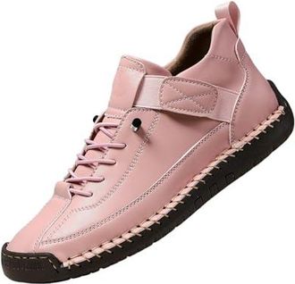 Generic Emiline - Baskets orthopédiques confortables en cuir pour femme - Chaussures confortables à enfiler - Soutien de la voûte plantaire - Bottines dextéri