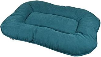 LOVE STORY Sofy Kissen, Mikrofaser, Pfirsichhaut, 61 x 46 cm, Smaragd