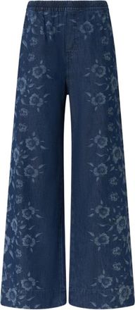 Pinko Pinko, Femme, Jeans, Bleu, Taille: W28 Floral Denim Jeans