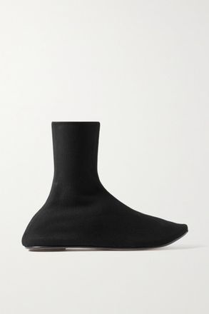 Leset Louis Sock Boots Aus Stretch-ponte - Schwarz