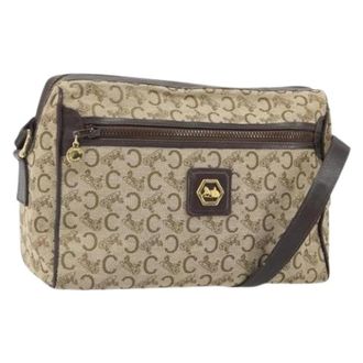 Celine Sac bandouli&egrave;re Pre-owned Vintage en toile - Femme - Pre-owned - Beige - Taille: ONE Size