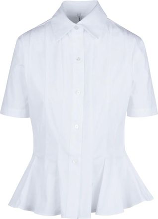 Liviana Conti Femme, Blouses et Chemises, Blanc, Taille: 42 FR Camicia Holly