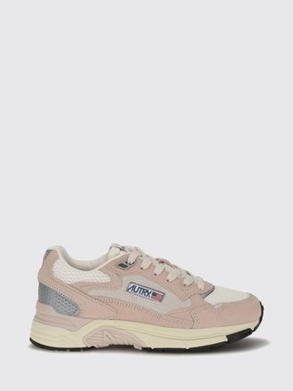 Autry Hyperway Low-Top-Sneaker aus Leder und Mesh mit zweifarbigem Design und gezackter Sohle