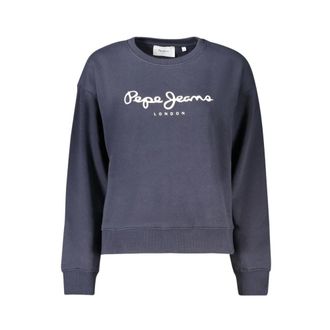 Pepe Jeans London Lang&auml;rmeliges Sweatshirt - - Sweatshirts & Hoodies - Damen - Blau - L