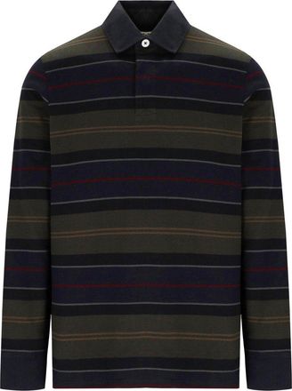 Barbour POLO &Agrave; RAYURES FRITH VERT NOIR BARBOUR