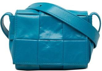 Bottega Veneta Pre-owned Sac Bandouli&egrave;re Candy Cassette - Femme - Pre-owned - Bleu - Taille: ONE Size
