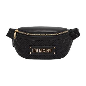 Love Moschino Gesteppte G&uuml;rteltasche - - Bags - Damen - Schwarzk - ONE SIZE