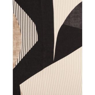 Au Printemps Paris Foulard &agrave; motif avec franges