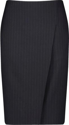 Gerry Weber Femme, Jupes, Bleu, Taille: 42 FR Rock Gewebe kurz