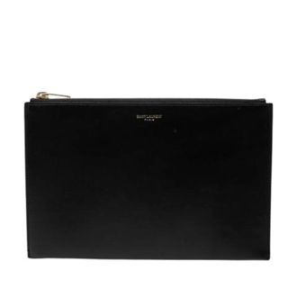 Saint Laurent Pre-owned Clutch - - Pre-owned - Damen - Schwarzk - ONE SIZE