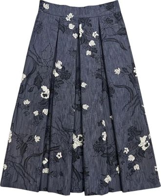 Eleventy Femme, Jupes, Multicolore, Taille: 38 FR Jupe Midi Pliss&eacute;e