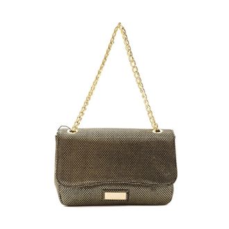 Pompei Donatella Femme, Sacs, Jaune, Taille: ONE Size Sac Bandoulière en Cuir avec Doublure Logo