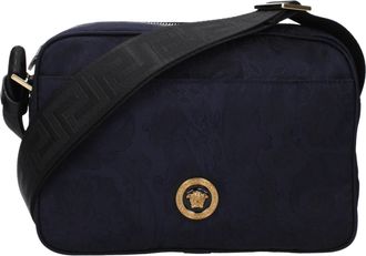 Versace Hommess Sacs &agrave; bandouli&egrave;re Tissu Bleu/Bleu Marine