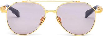 Balmain Femme, Accessoires, Jaune, Taille: ONE Size Brigade VII Optical Frame