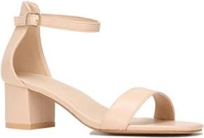 La Modeuse Sandales carr&eacute;es en simili