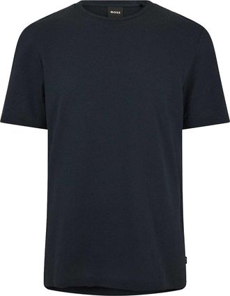 HUGO BOSS Boss T-Shirt f&uuml;r Herren, Baumwolle, Regul&auml;r (Dunkelblau)