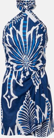 Poupette St Barth Robe Manon en coton &agrave; fleurs