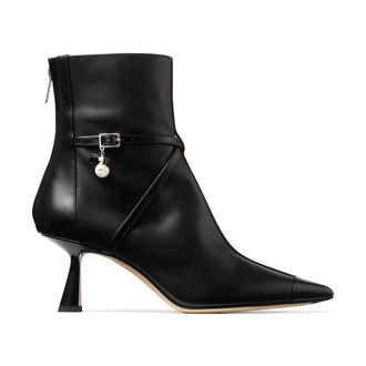 Jimmy Choo London Schwarze Kalbsleder Sneakers - - Shoes - Damen - Schwarzk - 41 EU