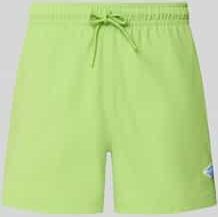 Jack & Jones Straight Fit Badeshorts mit Logo-Detail Modell Maui
