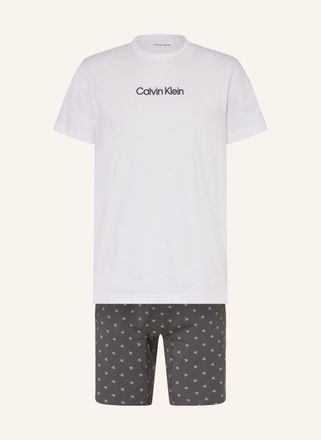 Calvin Klein Shorty-Schlafanzug weiss