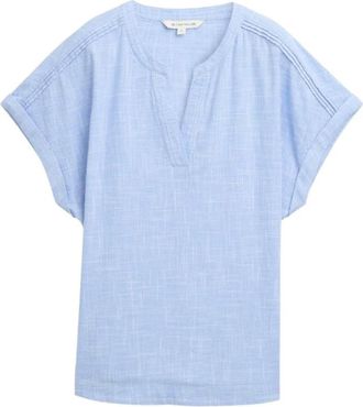 Tom Tailor Damen, Blusen & Hemden, Blau, LGr&ouml;&szlig;e